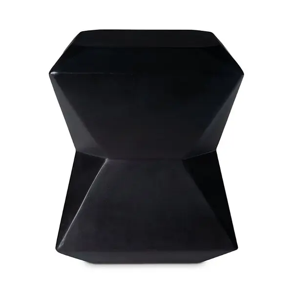 SAFAVIEH Conan Outdoor Concrete Accent Table - Black
