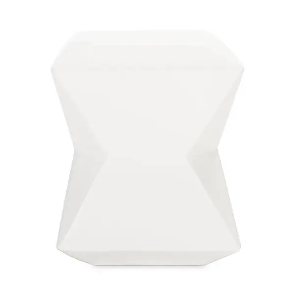 SAFAVIEH Conan Outdoor Concrete Accent Table - Ivory