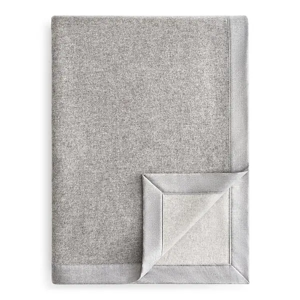 SFERRA Nerino Blanket, King - Gray/light Gray