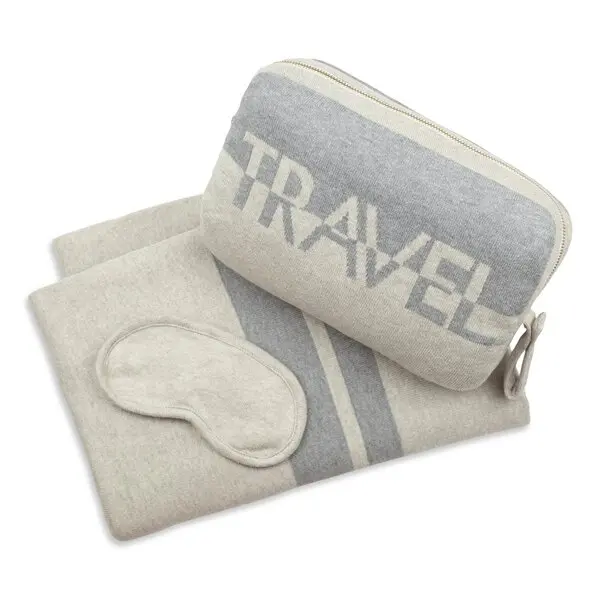 PINK LEMONADE Travel Text Throw Blanket