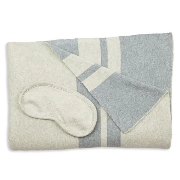 PINK LEMONADE Travel Text Throw Blanket