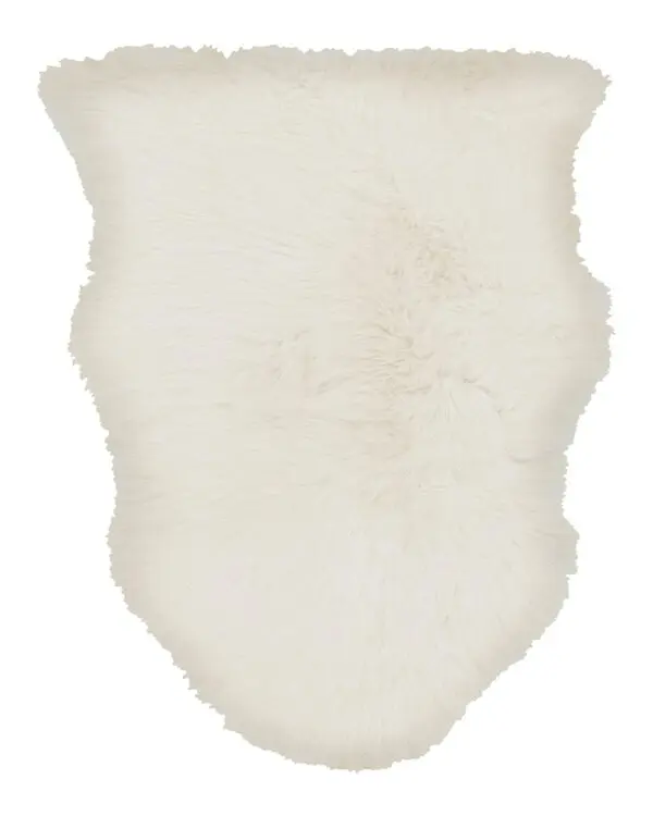 LIVABLISS Sheepskin Shs-9600 Area Rug, 2' X 3 - Ivory