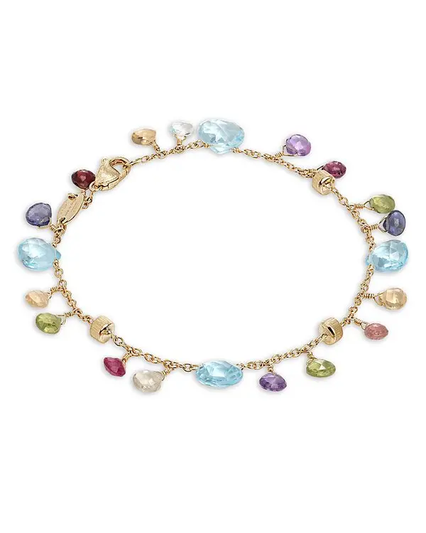 Marco Bicego 18k Yellow Gold Paradise Gemstone Bracelet - Blue Topaz