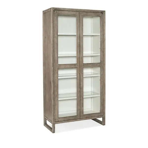 HOOKER FURNITURE Serenity Sanderling Display Cabinet - Gray