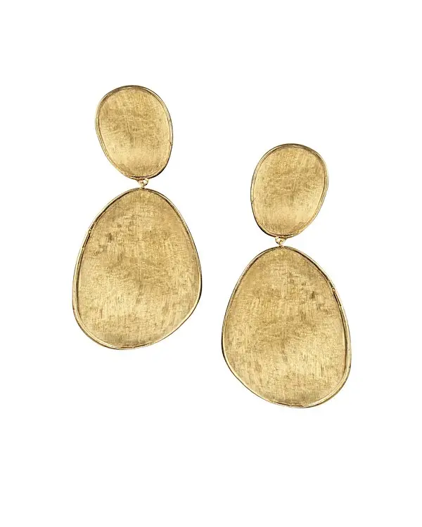 Marco Bicego 18k Yellow Lunaria Drop Earrings - Gold