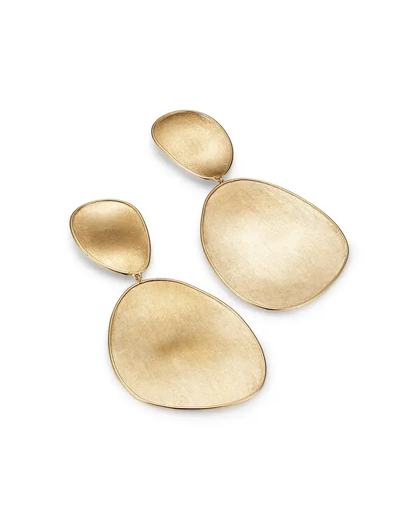 Marco Bicego 18k Yellow Lunaria Drop Earrings - Gold
