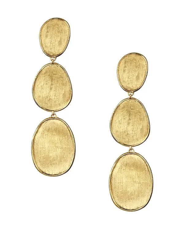 Marco Bicego 18k Yellow Lunaria Drop Earrings - Gold