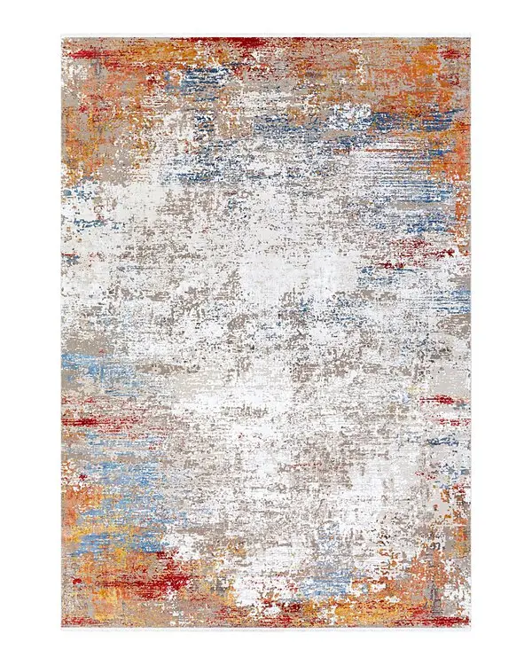 SURYA Solar Sor-2303 Area Rug, 7'6 X 11'2 - Burnt Orange/yellow