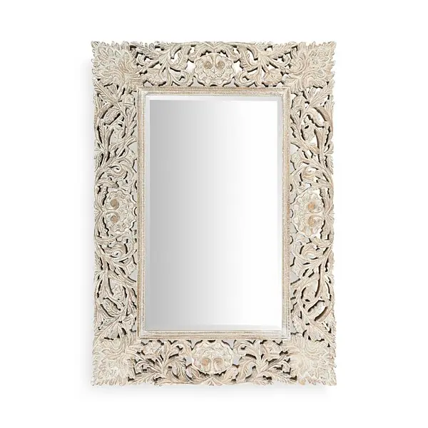 LIVABLISS Naomi Accent Mirror - White