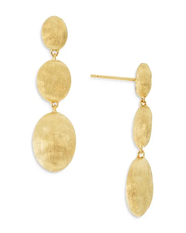 Marco Bicego 18k Yellow Siviglia Large Drop Earrings - Gold