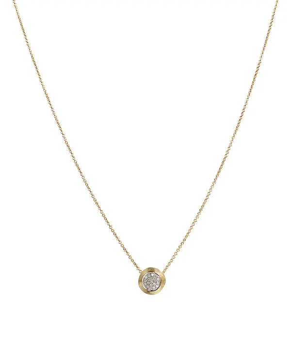 Marco Bicego 18k Yellow Gold Delicati Diamond Pendant Necklace - White/gold