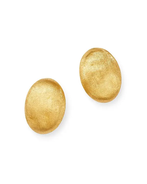 Marco Bicego 18k Yellow Siviglia Stud Earrings - Gold