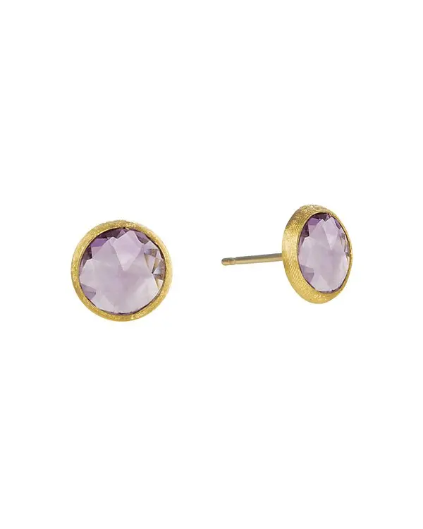 Marco Bicego Jaipur Amethyst Stud Earrings - Amethyst/gold
