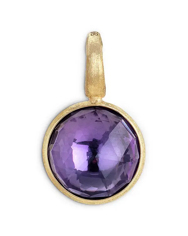 Marco Bicego 18k Yellow Gold Jaipur Round Pendant - Amethyst