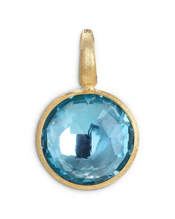 Marco Bicego 18k Yellow Gold Jaipur Topaz Pendant - Light Blue Topaz