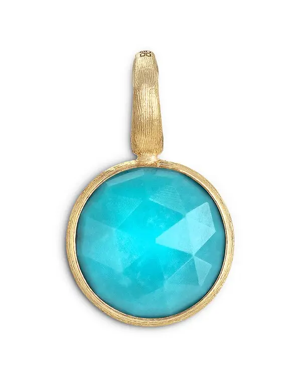 Marco Bicego 18k Yellow Gold Jaipur Pendant - Turquoise