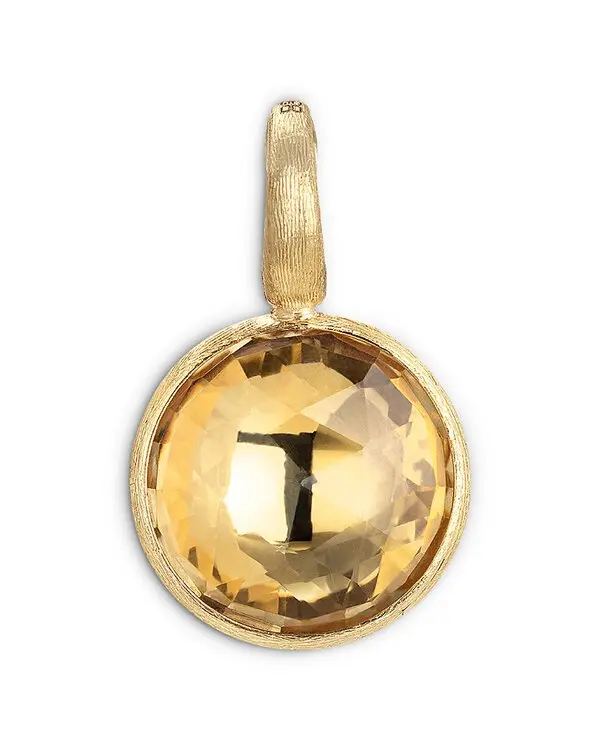 Marco Bicego 18k Yellow Gold Jaipur Round Pendant - Citrine