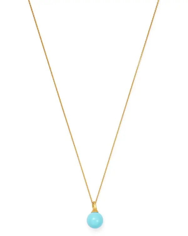 Marco Bicego Africa Boule Pendant Necklace - Turquoise