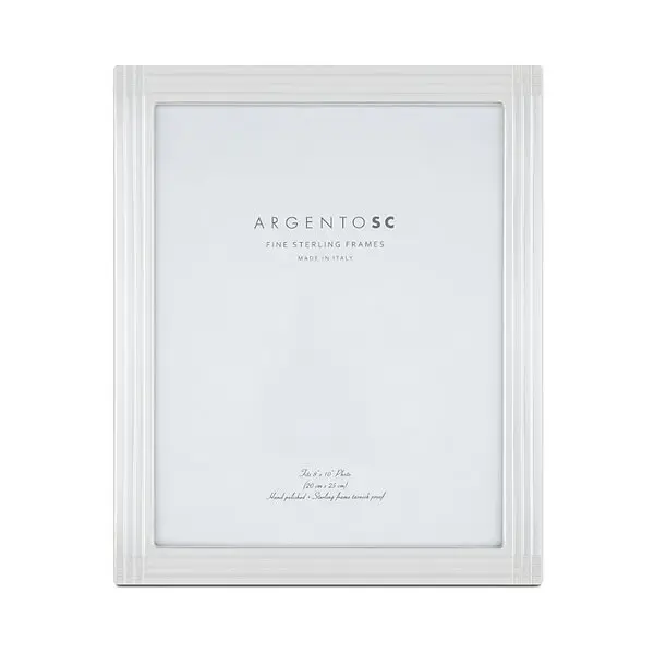 ARGENTO SC Argento Axis Frame, 8 X 10 - Sterling Silver