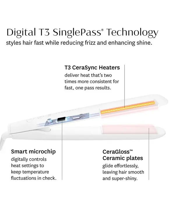 T3 Singlepass Stylemax Professional 1 Flat Iron - No Color