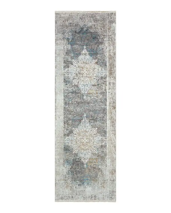 SURYA Solar Sor-2306 Runner Area Rug, 3' X 9'10 - Blue