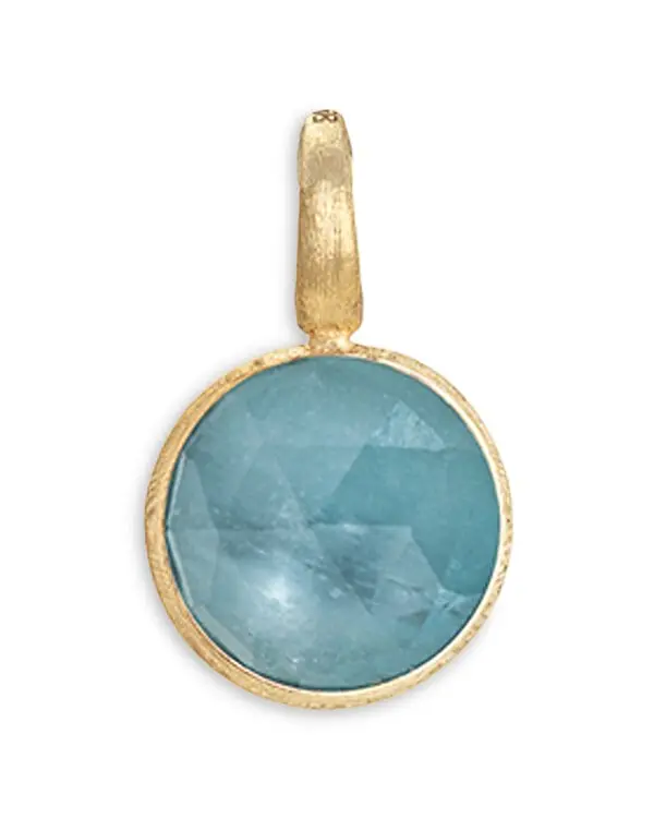 Marco Bicego 18k Yellow Gold Jaipur Aquamarine Pendant - Aquamarine/gold