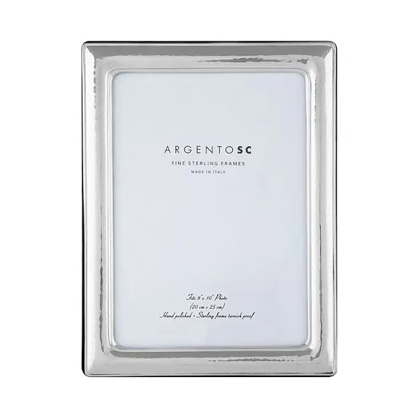 ARGENTO SC Argento Hammered Frame, 8 X 10 - Sterling Silver