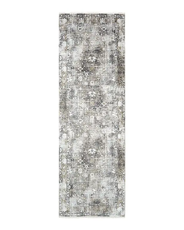 SURYA Solar Sor-2308 Runner Area Rug, 3' X 9'10 - Gray