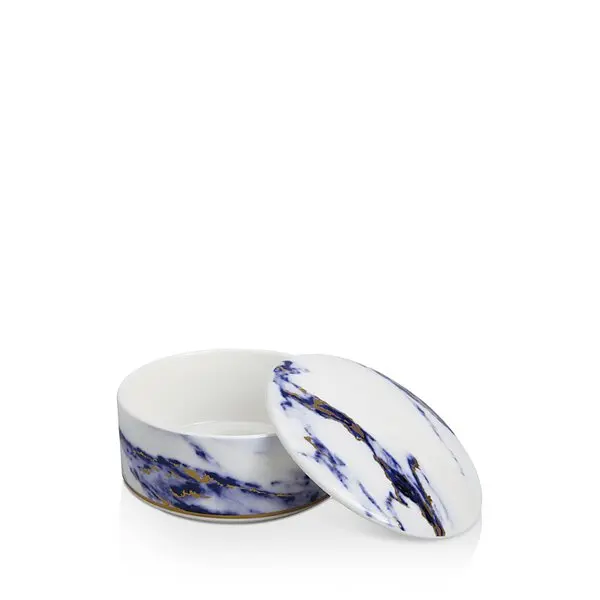 Prouna Marble Jewelry Box - Azure