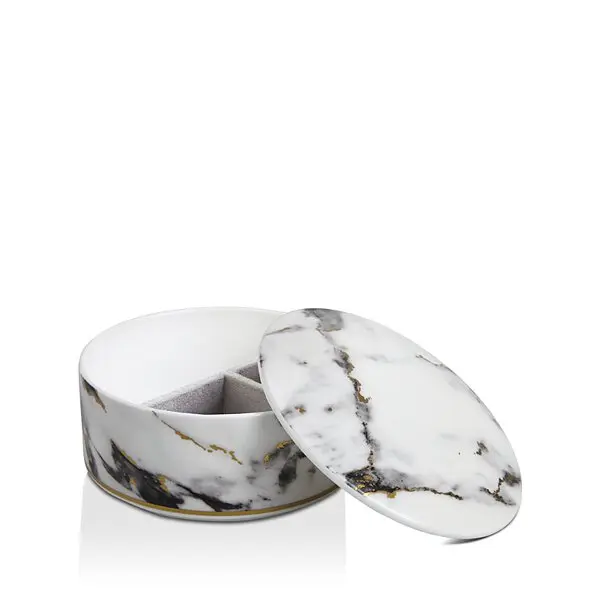 Prouna Marble Jewelry Box - Venice Fog