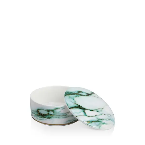 Prouna Marble Jewelry Box - Verde