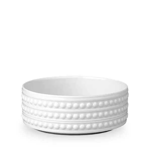 L'Objet Perlee 5 Vertical Bowl - White