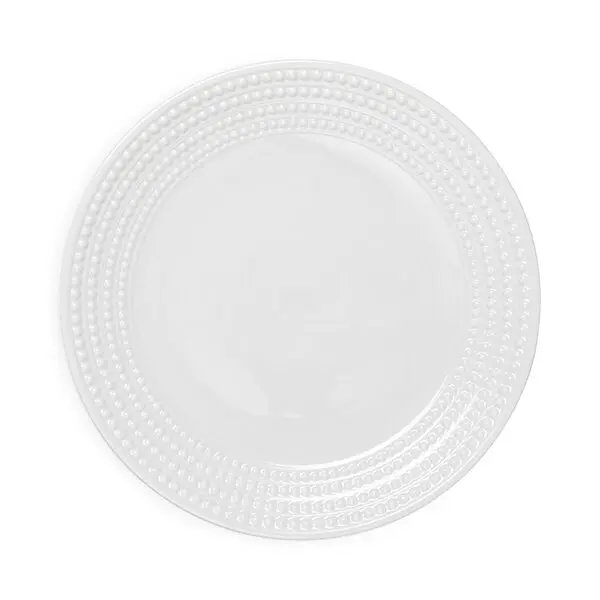 L'Objet Perlee Round Platter - White