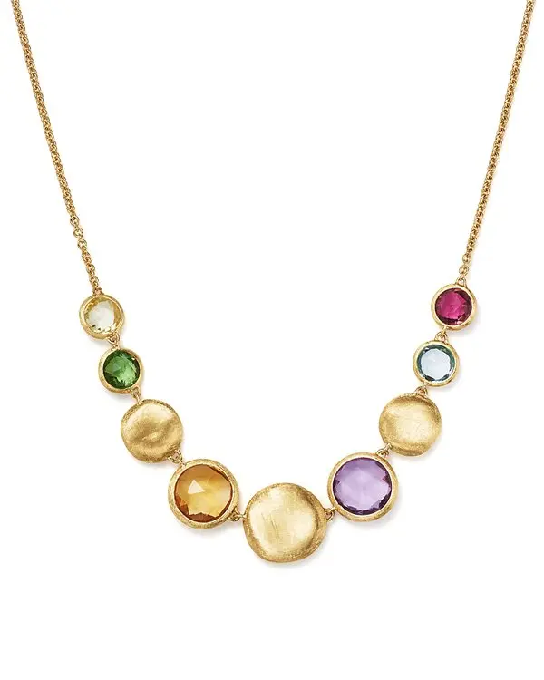 Marco Bicego 18k Yellow Jaipur Gemstone Necklace - Gold