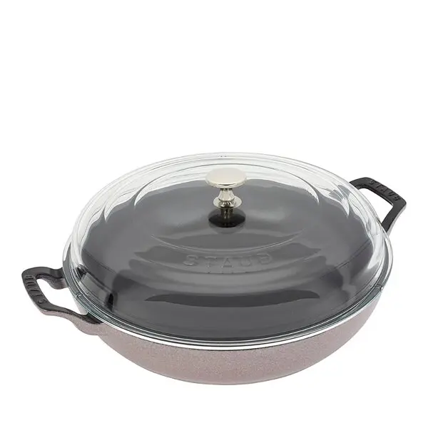 STAUB 3.5-quart Braiser With Glass Lid - Lilac