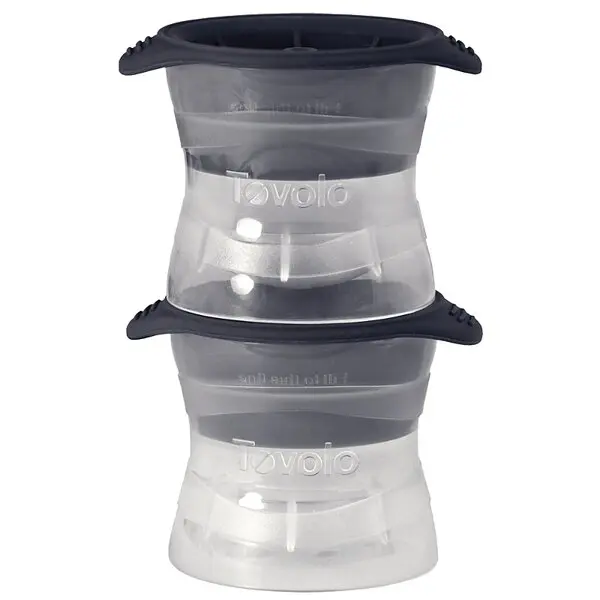 TOVOLO Sphere Ice Molds, Set Of 2 - Clear