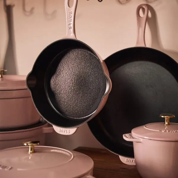 STAUB Cast Iron 11 Traditional Skillet - Grenadine