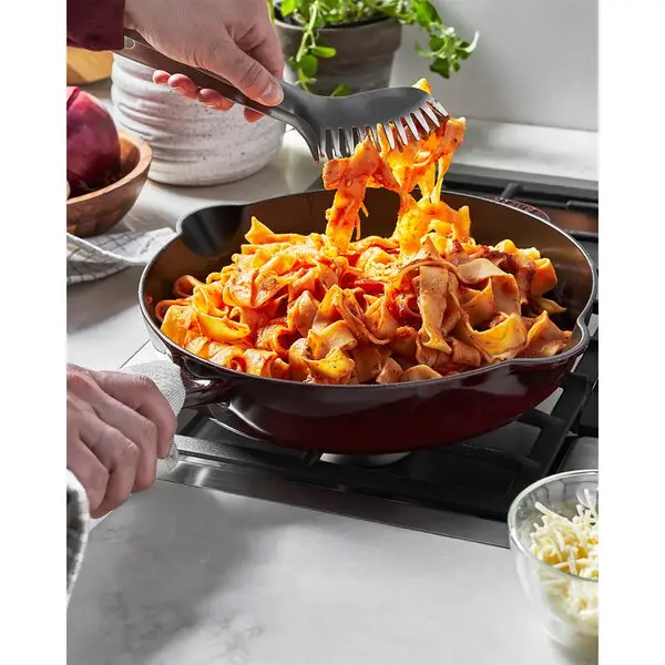 STAUB Cast Iron 11 Traditional Skillet - Grenadine