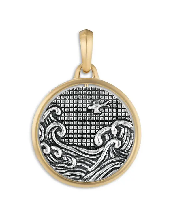 David Yurman Water & Fire Duality Amulet - Silver/gold