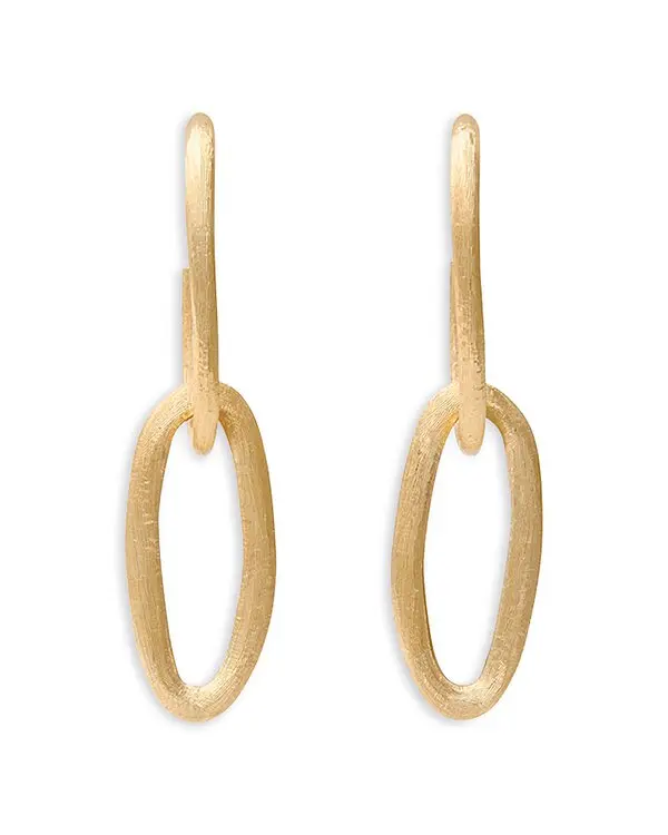 Marco Bicego 18k Yellow Jaipur Link Drop Earrings - Gold