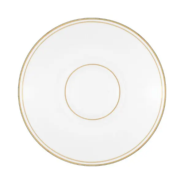 LENOX Federal Gold Tea Saucer - White/k Gold