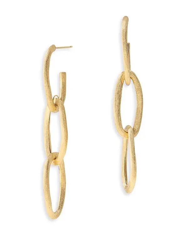 Marco Bicego 18k Yellow Jaipur Link Drop Earrings - Gold