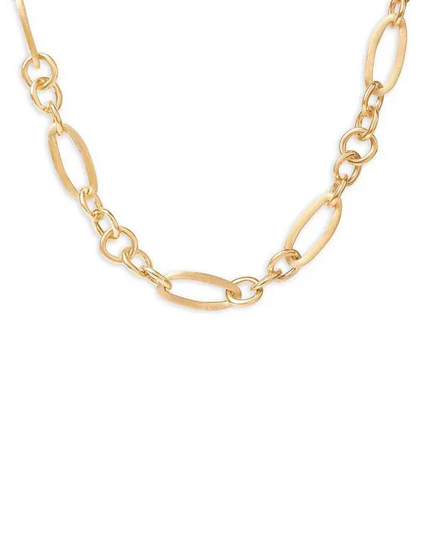 Marco Bicego 18k Yellow Jaipur Mixed Link Necklace - Gold