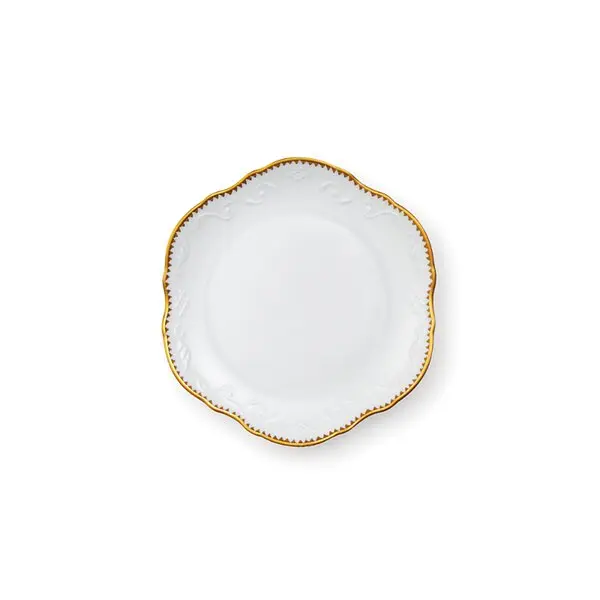 ANNA WEATHERLEY Simply Anna Gold Bread & Butter Plate - White/gold