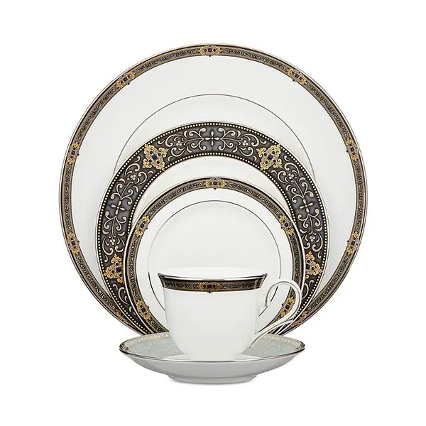 LENOX Vintage Jewel 5 Piece Place Setting - White