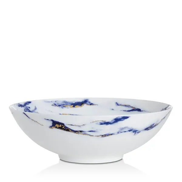 Prouna Marble Serving Bowl - Azure