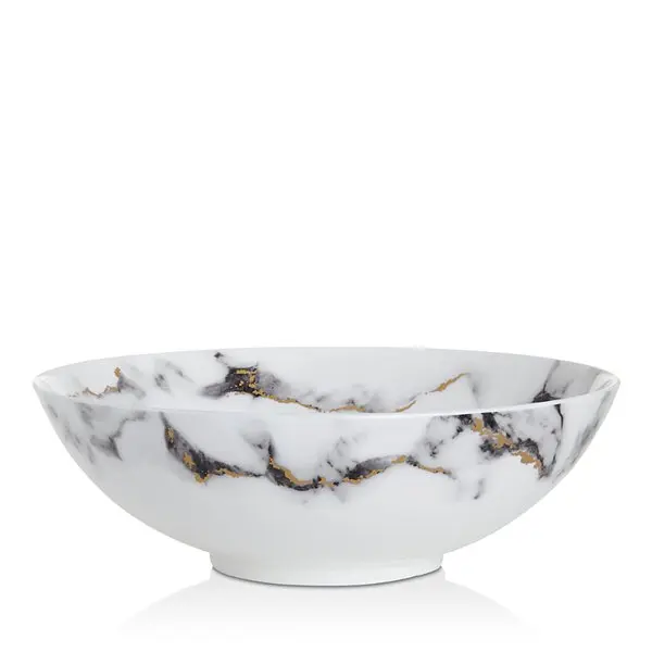Prouna Marble Serving Bowl - Venice Fog