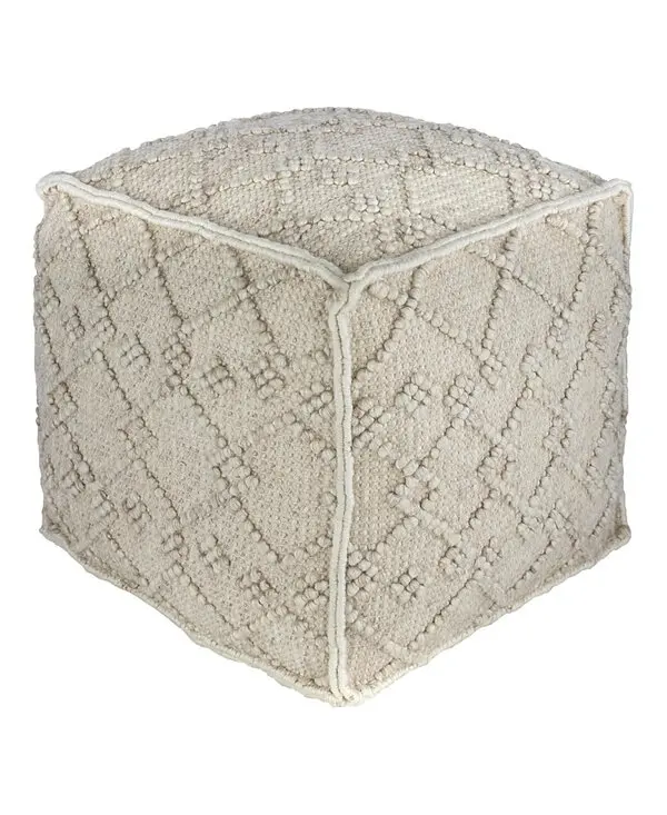 LIVABLISS Hygge Pouf - White