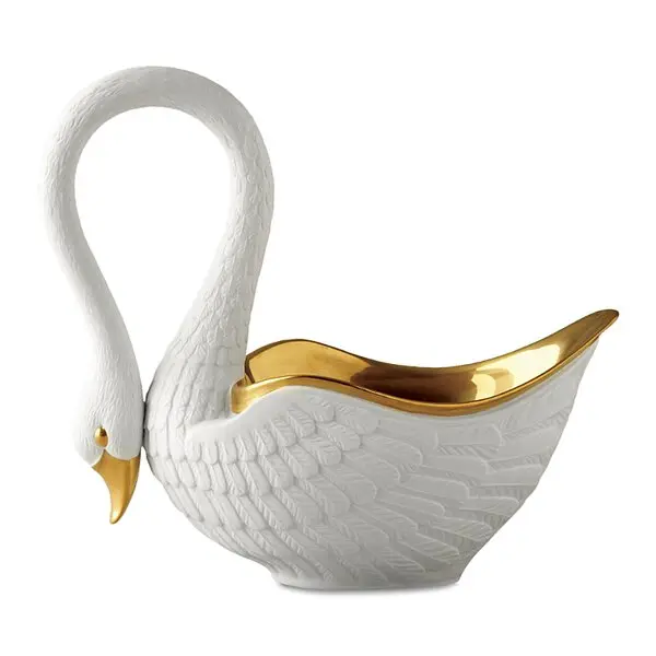 L'Objet Swan Bowl, Medium - White
