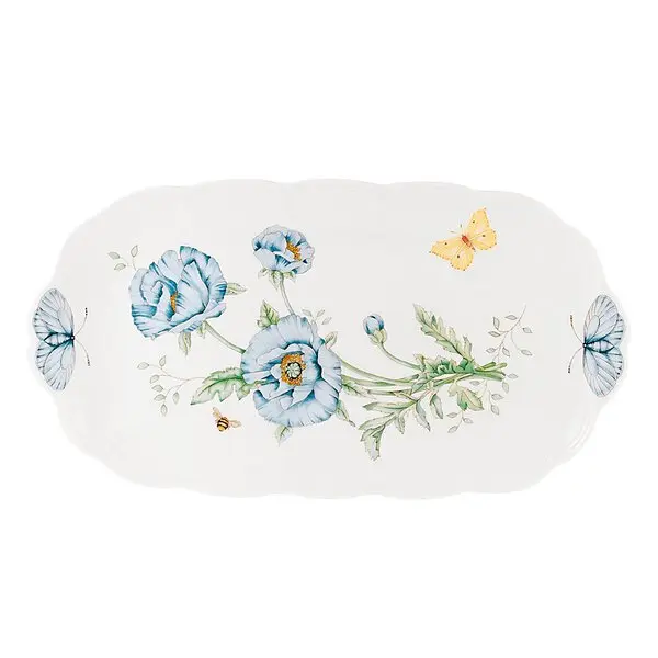 LENOX Butterfly Meadow Oblong Tray - White